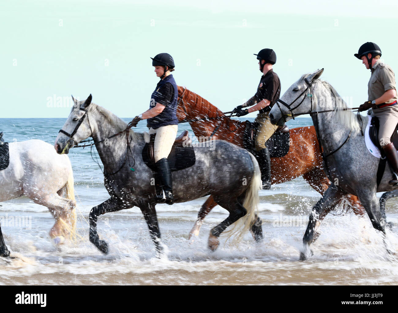 Holkham, Norfolk, UK. 18th July, 2017. The Household Cavalry Mounted ...