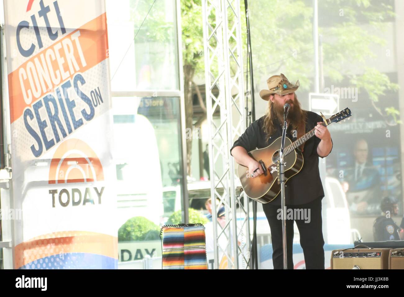 New York, NY, USA. 18th July, 2017. Chris Stapleton on stage for NBC ...
