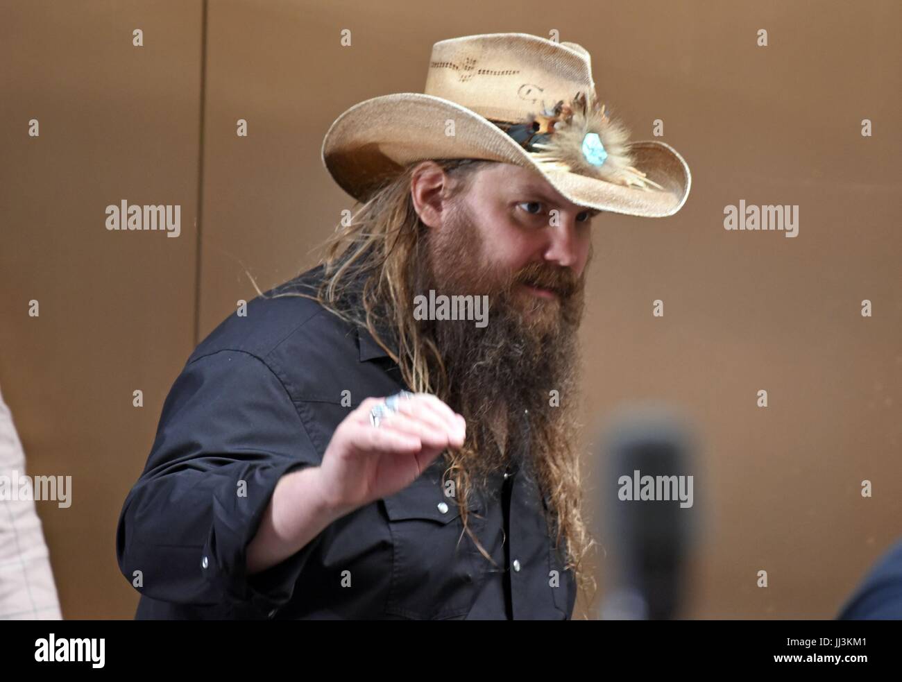 New York, NY, USA. 18th July, 2017. Chris Stapleton on stage for NBC ...