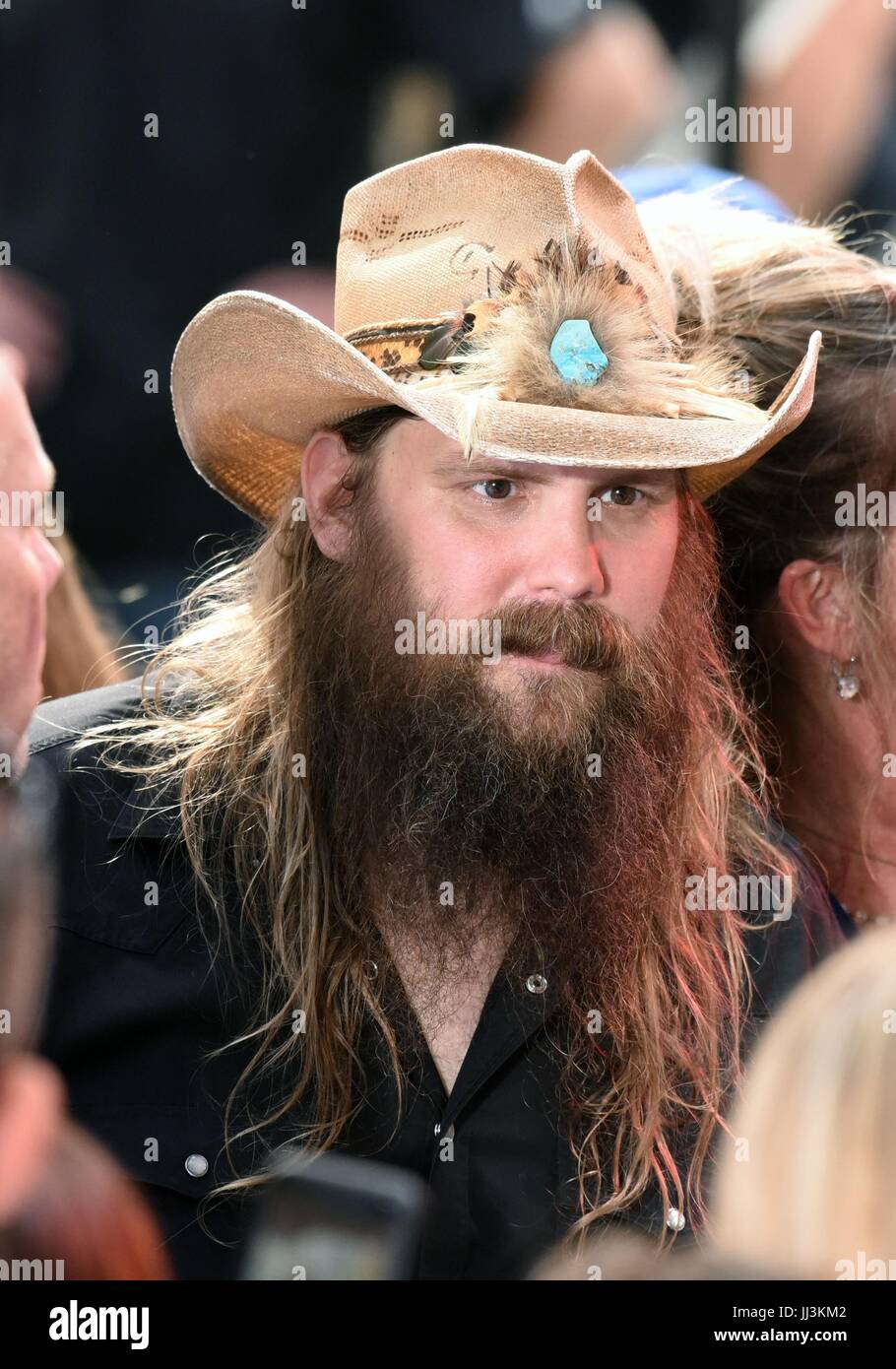 New York, NY, USA. 18th July, 2017. Chris Stapleton on stage for NBC ...