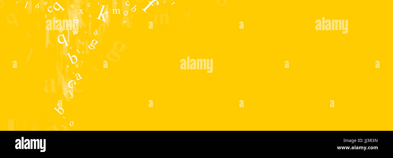 Abstract background with letters Stock Photo - Alamy