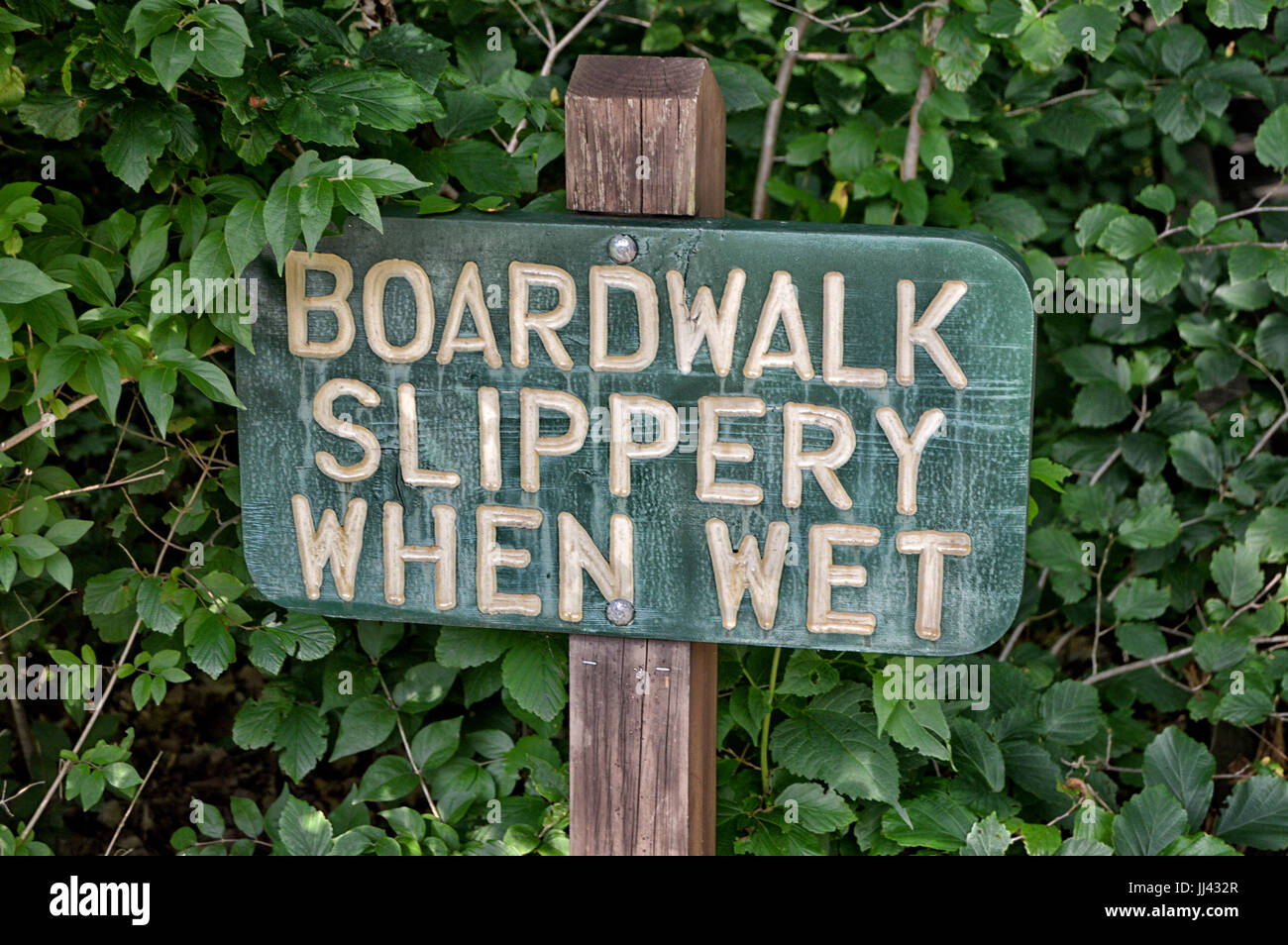 Slippery When Wet Stock Photo - Alamy