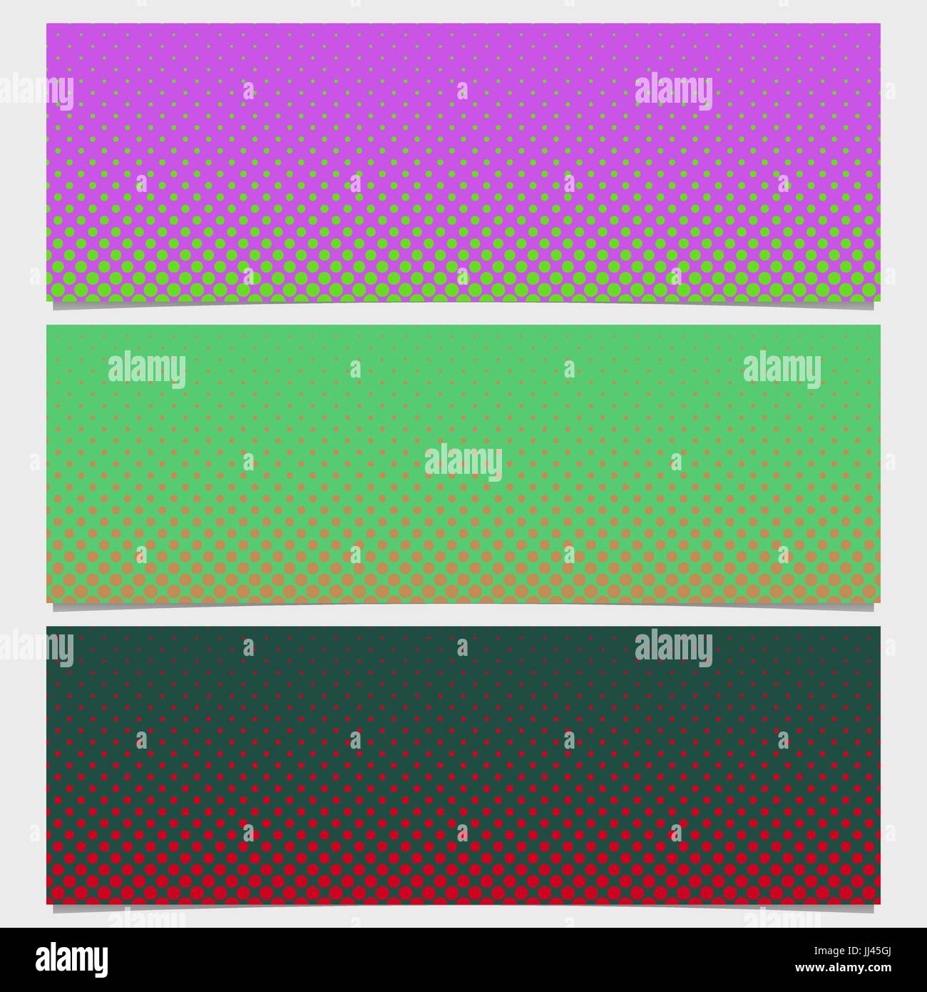 Halftone Dot Pattern Banner Background Vector Graphic From Circles Stock Vector Image And Art