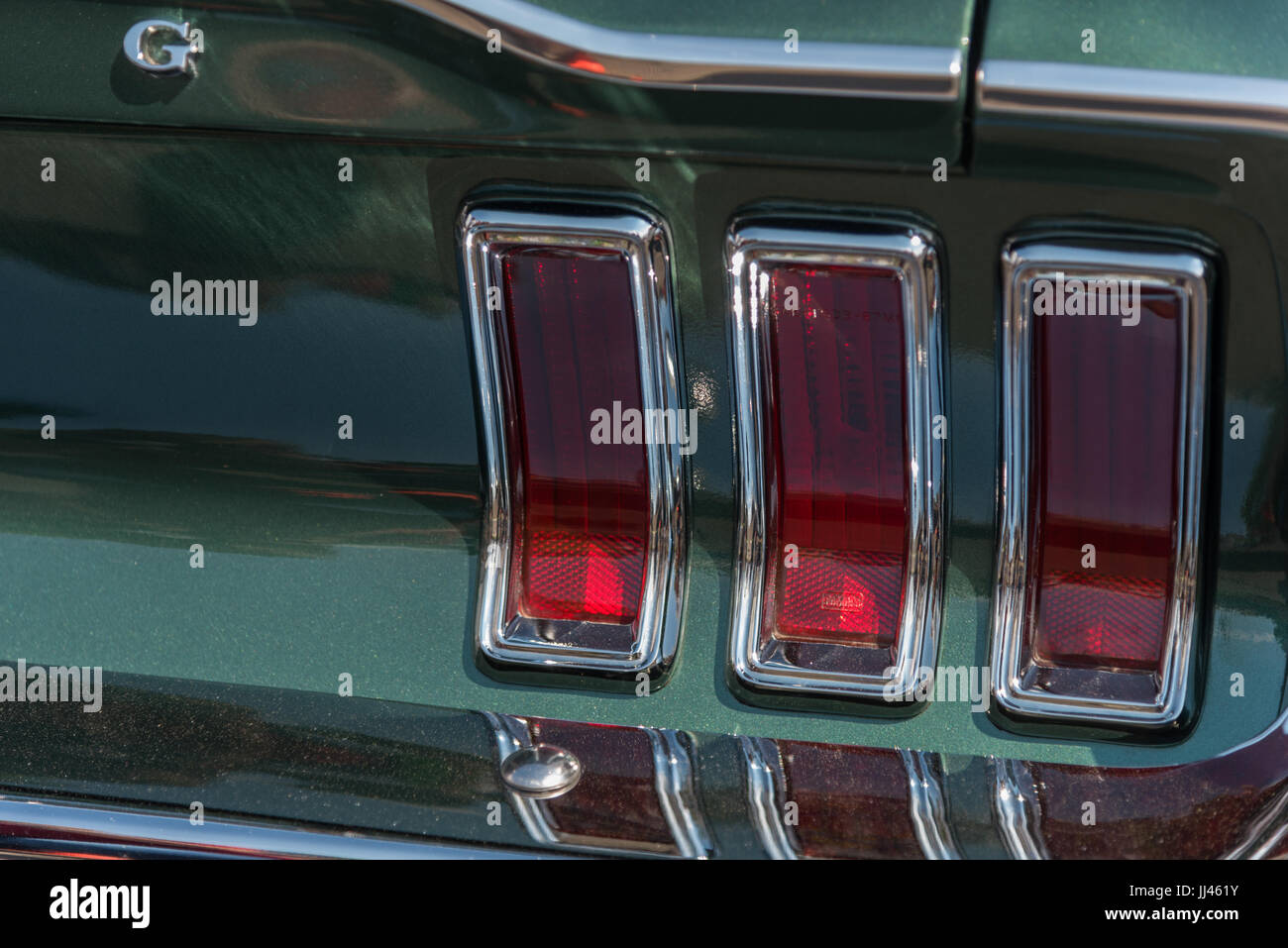 Shelby mustang rear lights Stock Photo - Alamy