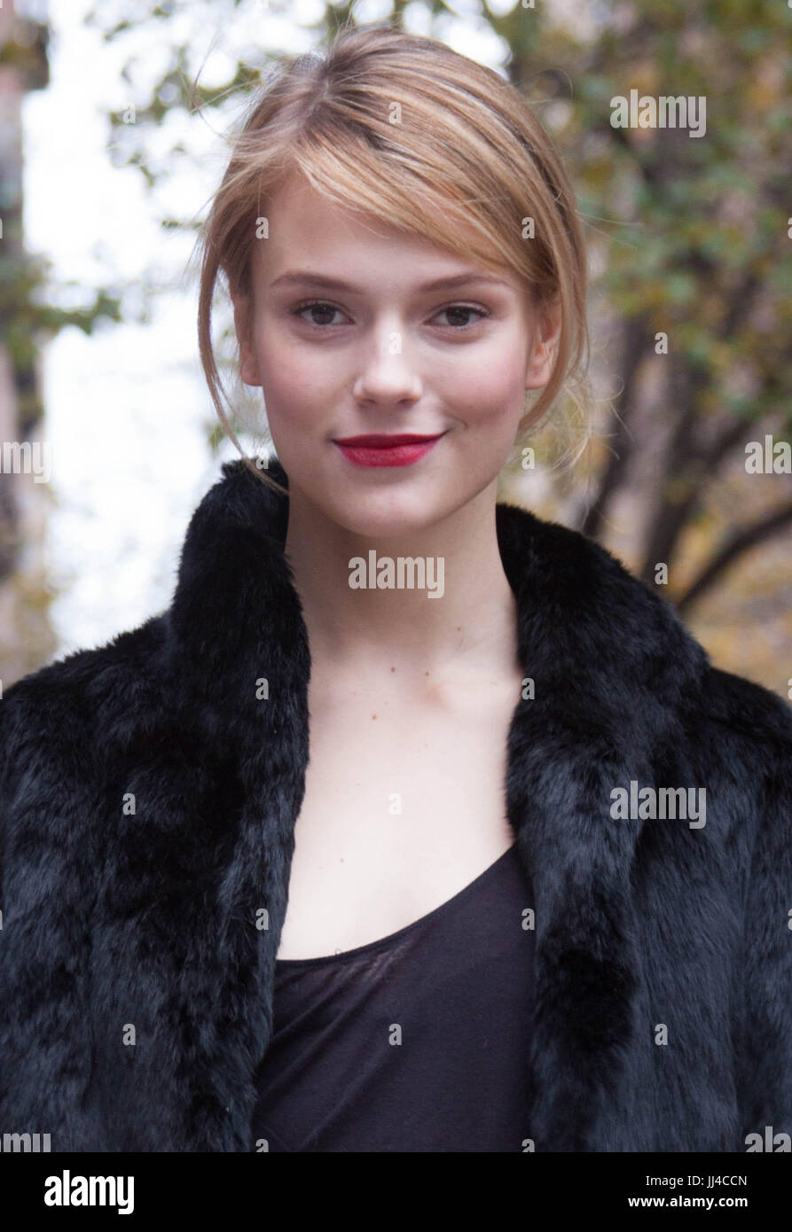 Professional Makeup beauty portrait of Fashion model Martha Streck with ...