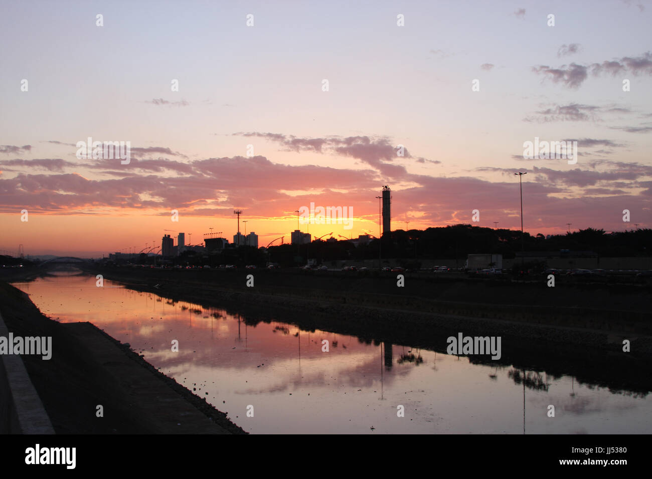 Sunset, São Paulo, Brazil Stock Photo - Alamy