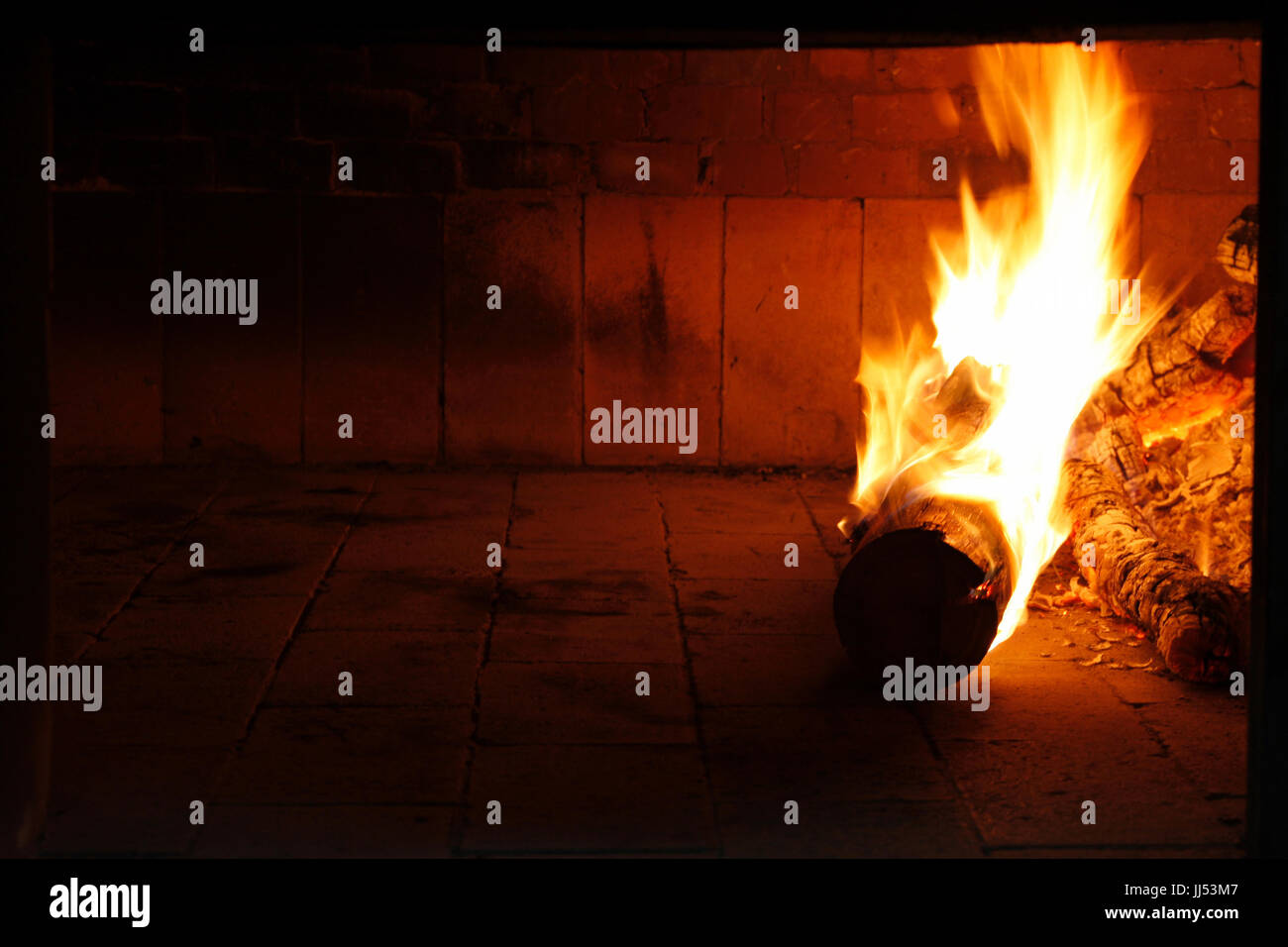 Fireplace, Fire, Rio Claro, São Paulo, Brazil Stock Photo - Alamy