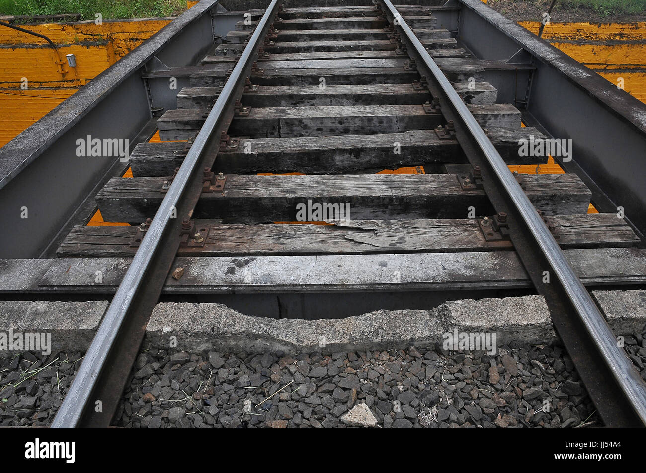 Train track, São Paulo, Brazil Stock Photo - Alamy