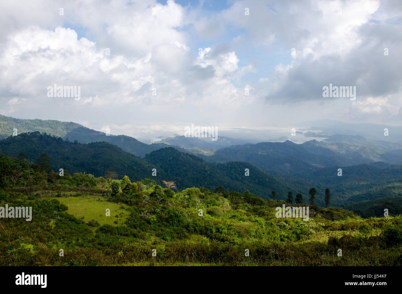 The view, Phongsali, Laos Stock Photo - Alamy