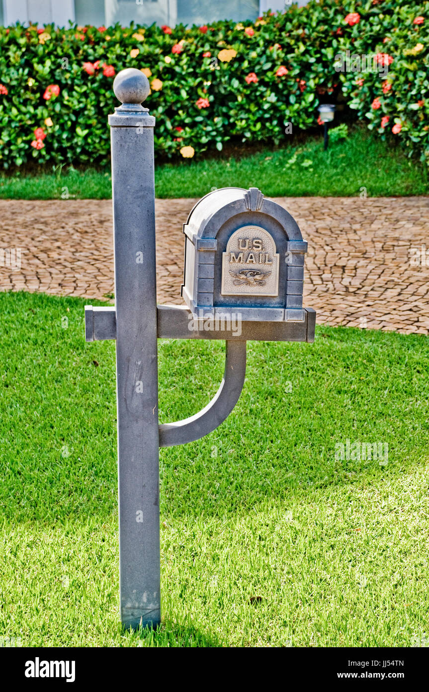 Mailbox, Garden, São Paulo, Brazil Stock Photo - Alamy