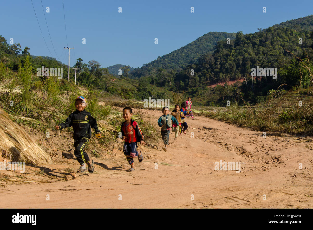 The Sprint, Phongsali, Laos Stock Photo - Alamy