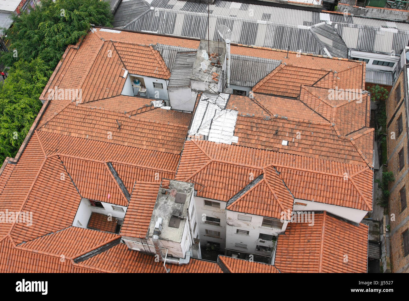 Roof, São Paulo, Brazil Stock Photo - Alamy