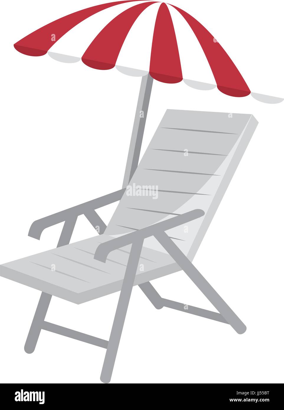 isolated beach chair icon vector illustration graphic design Stock ...