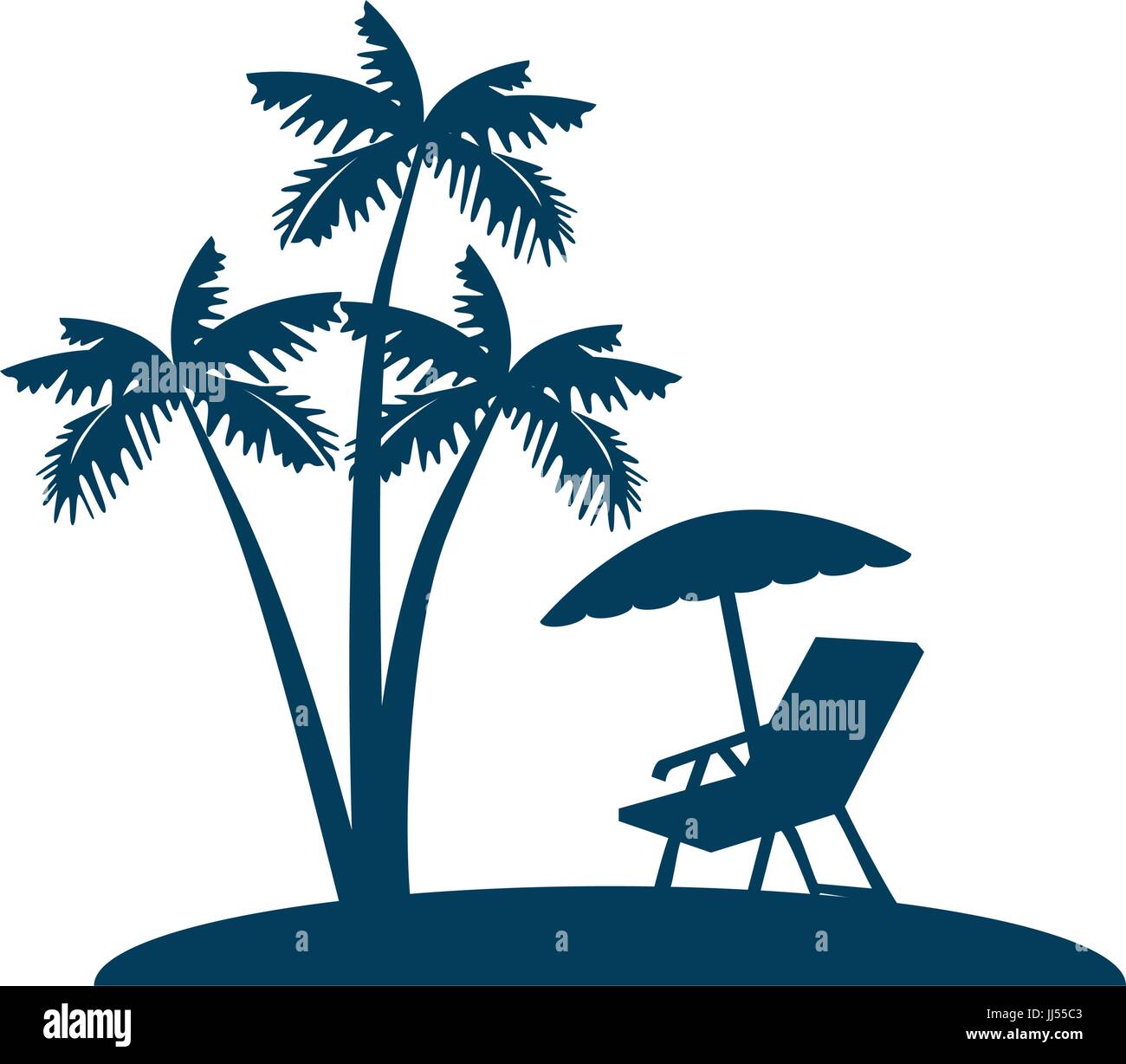 isolated beach place icon vector illustration graphic design Stock ...