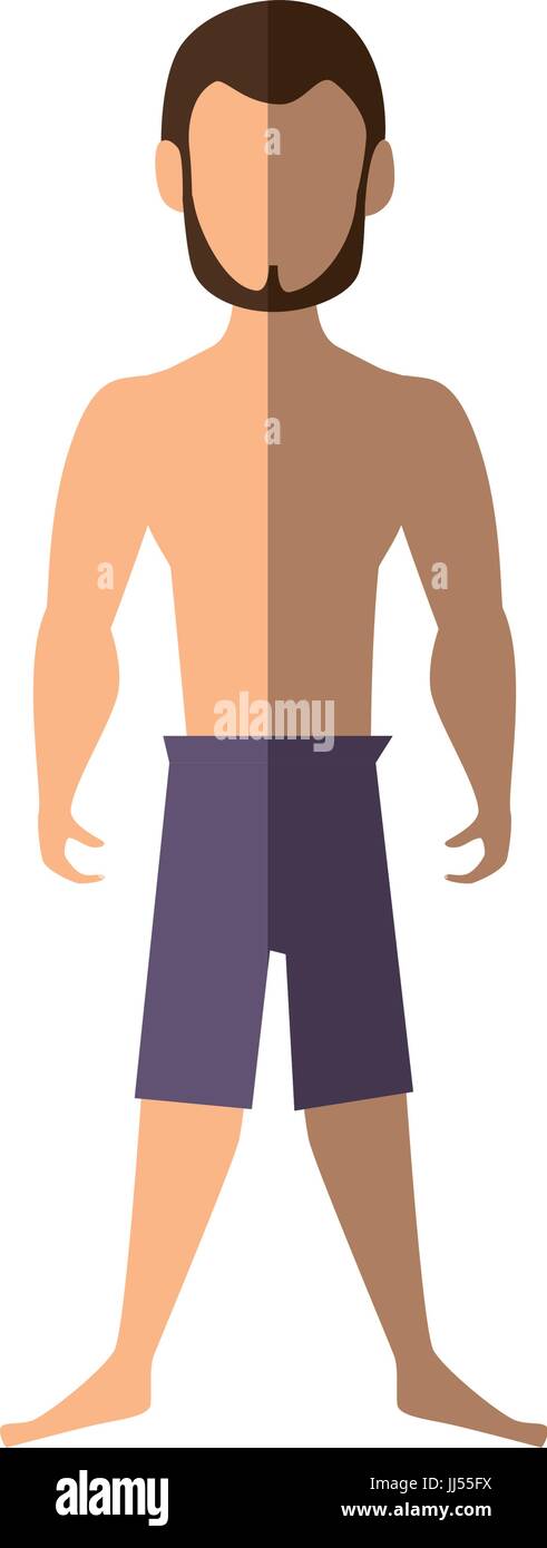 isolated standing man cartoon icon vector illustration graphic design ...
