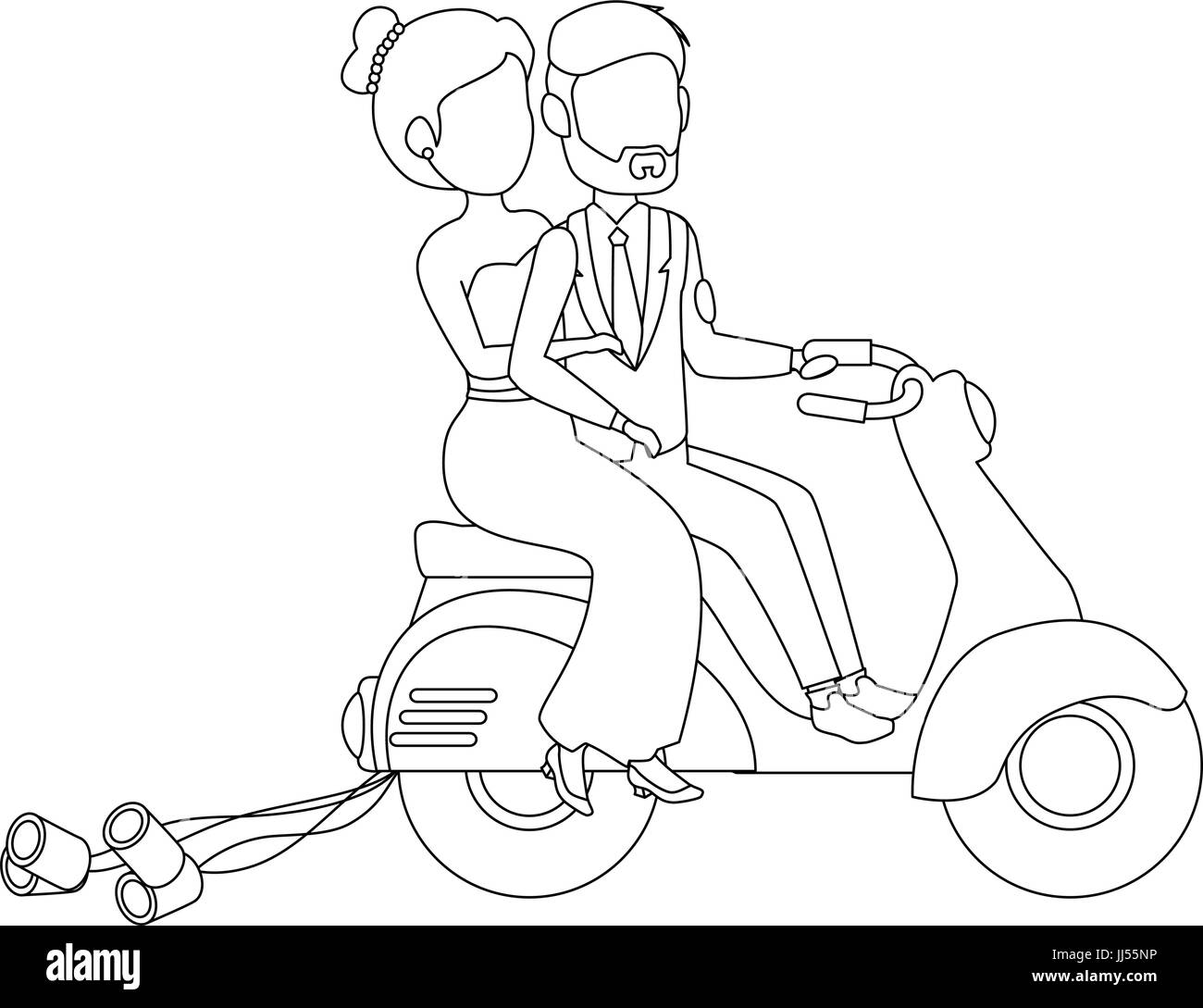 Motorcycle lovers Stock Vector Images - Alamy
