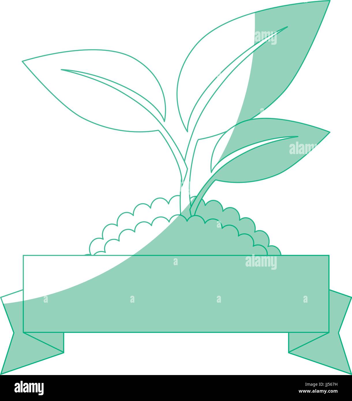 isolated sheet tree banner icon vector illustration graphic design ...