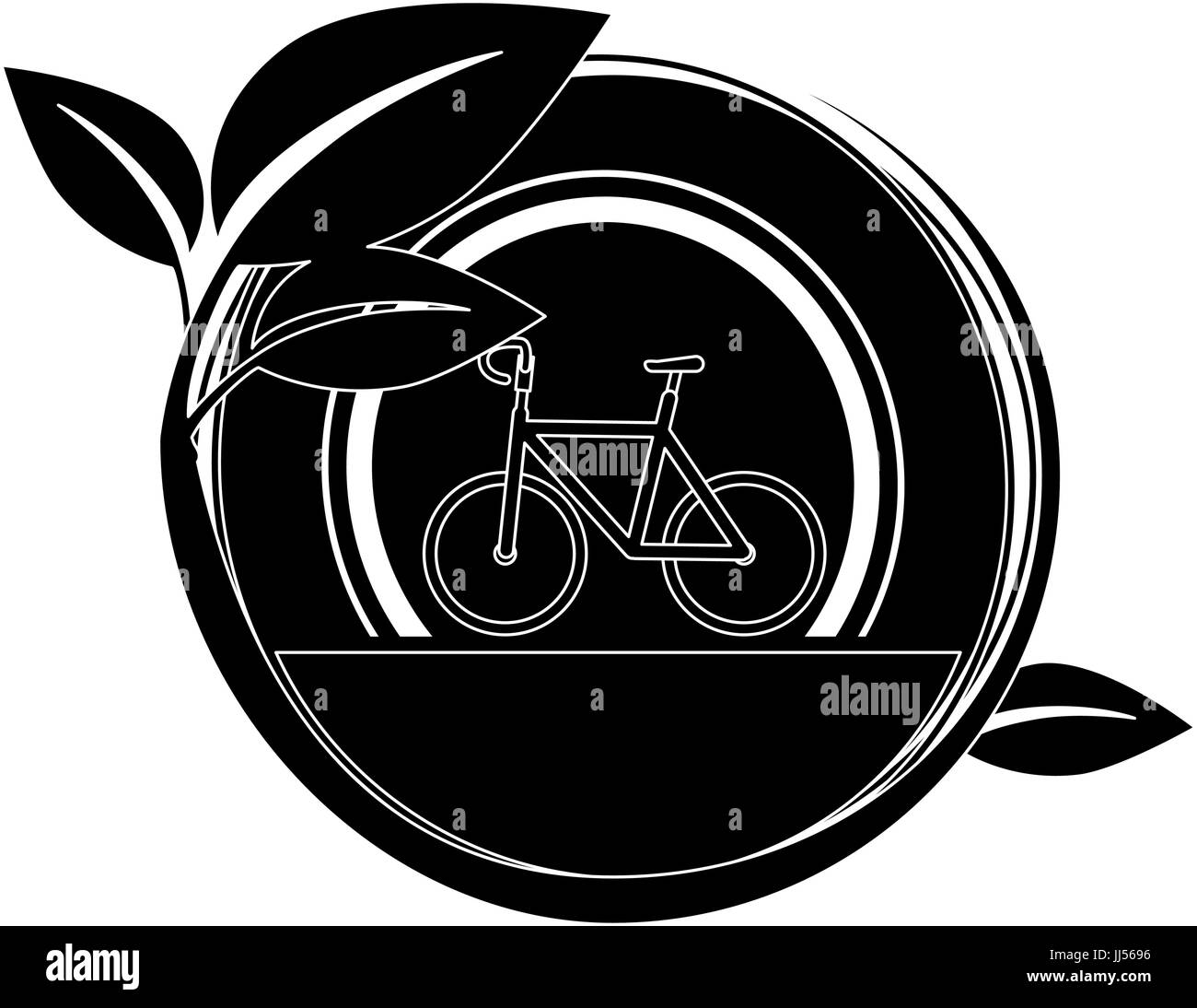 isolated bicycle round icon vector illustration graphic design Stock ...