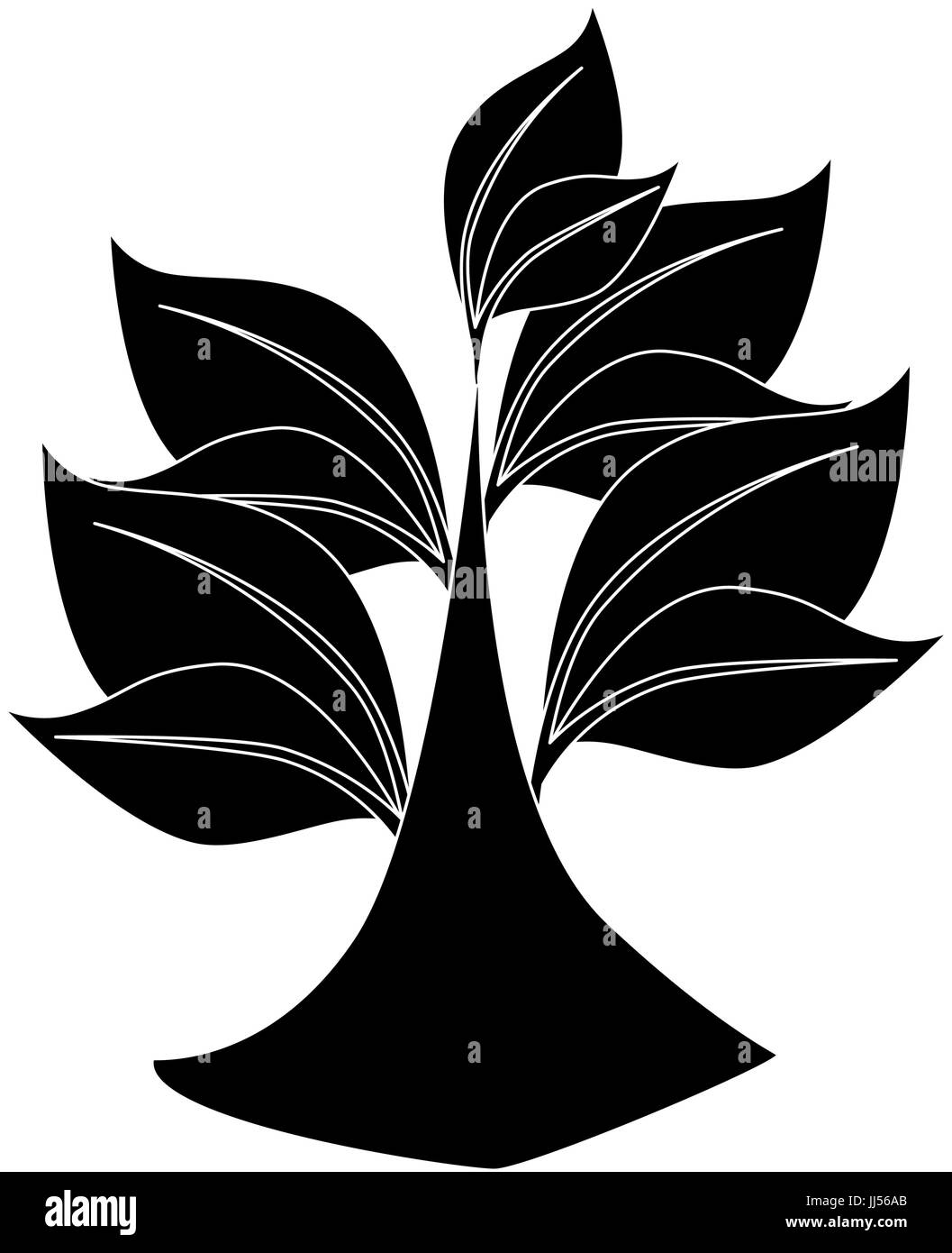 isolated cute sheet tree icon vector illustration graphic design Stock ...