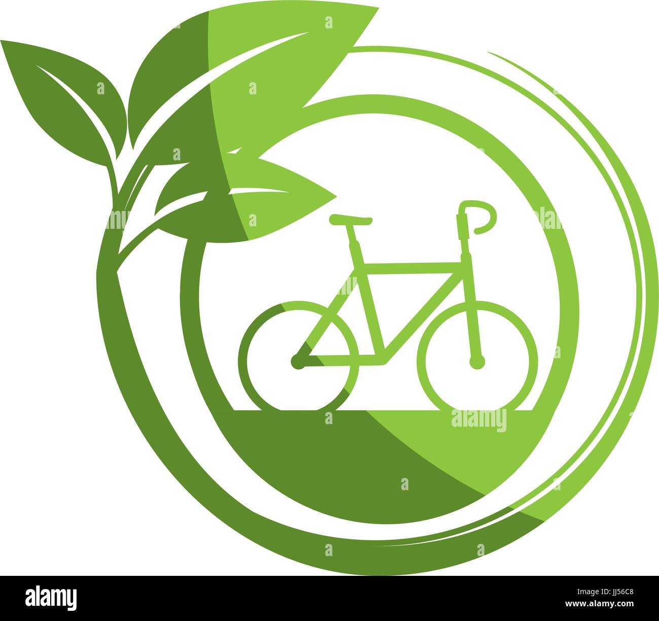 Bicycle icon shadow simple hi-res stock photography and images - Alamy