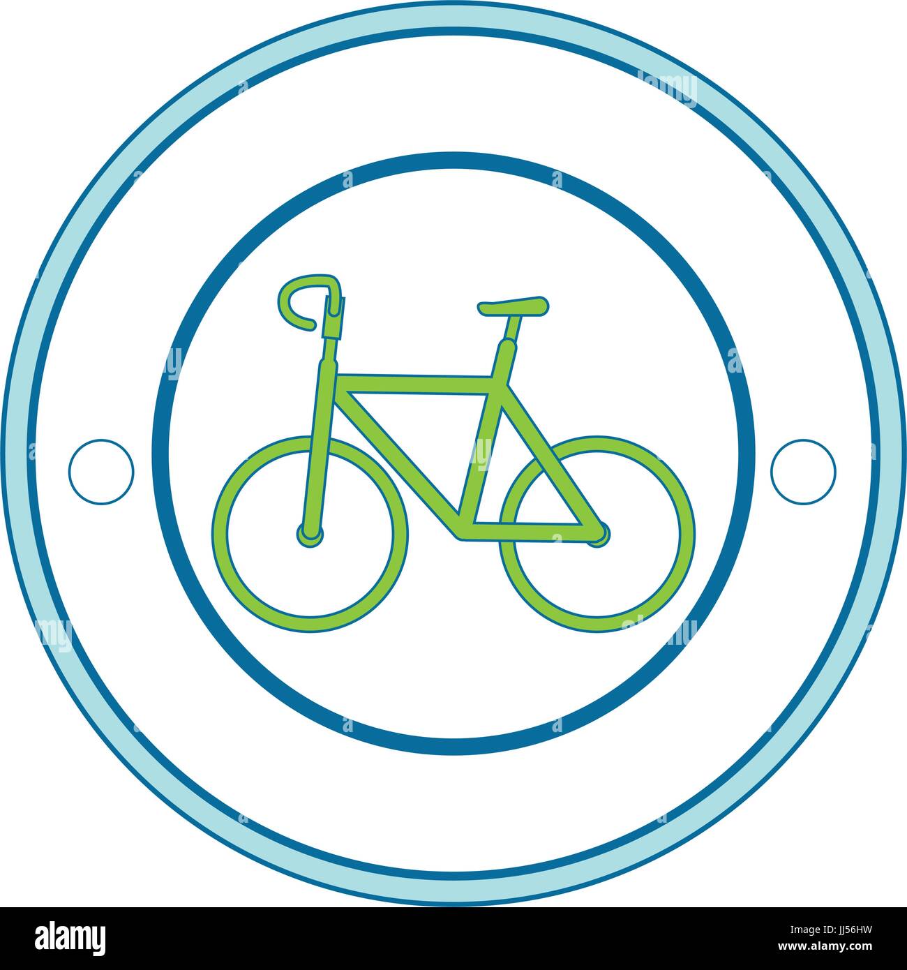 isolated bicycle round icon vector illustration graphic design Stock ...