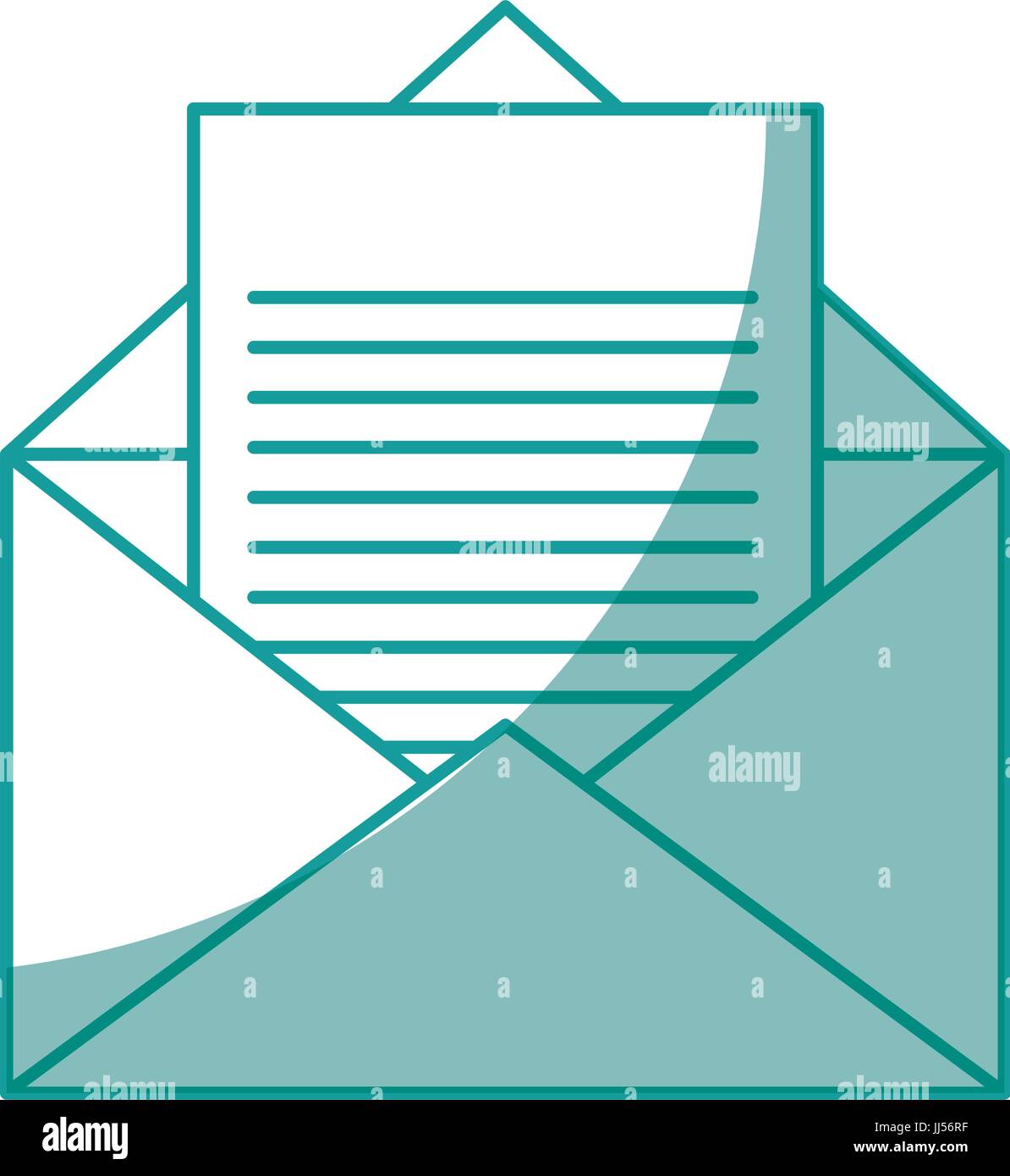 isolated open envelope icon vector illustration graphic design Stock ...