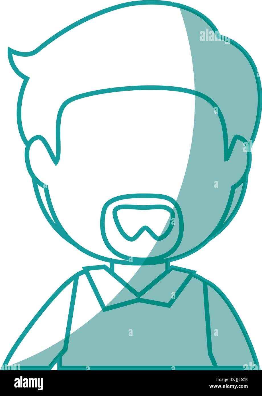 isolated office man icon vector illustration graphic design Stock ...