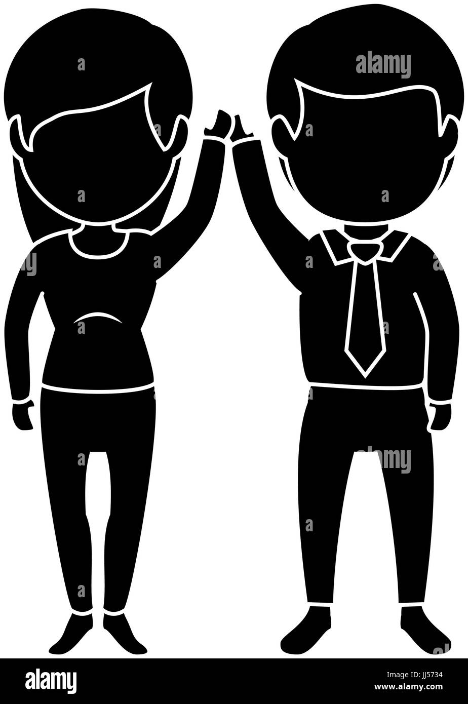 isolated cute partners icon vector illustration graphic design Stock ...