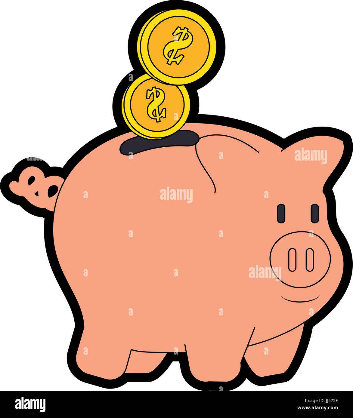 isolated piggy bank icon vector illustration graphic design Stock ...