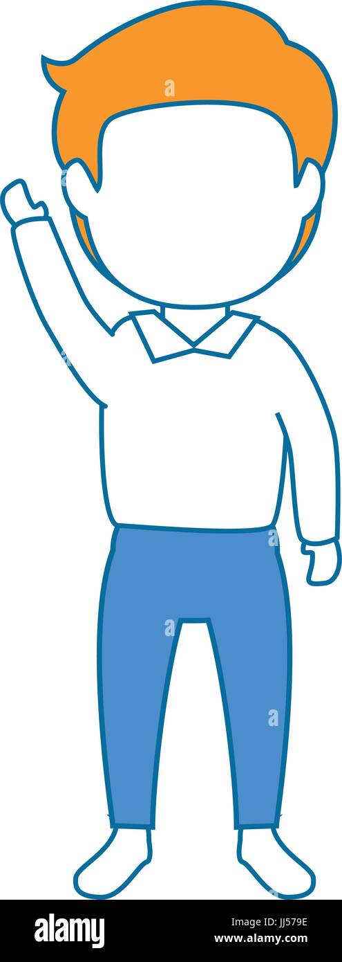 isolated office man standing icon vector illustration graphic design ...