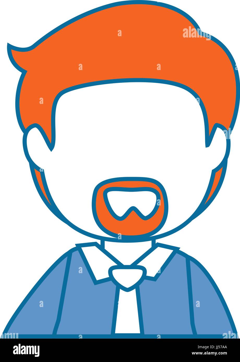 isolated office man icon vector illustration graphic design Stock ...