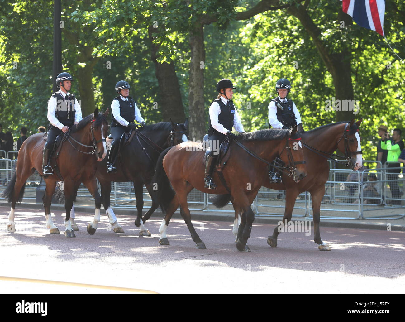 Trooping the Colour: The Queen's Birthday Parade at The Mall Featuring ...