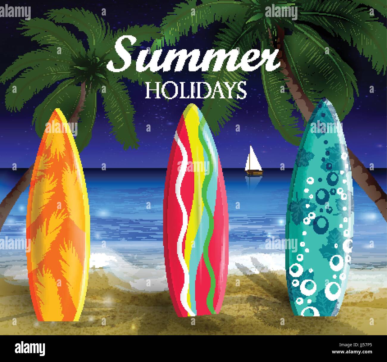 Big trees resort Stock Vector Images - Alamy