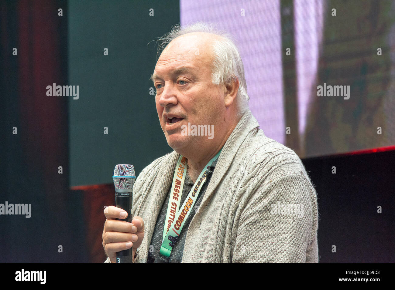 July 1st 2017. Stuttgart,Sculptor legend Brian Muir, sculptor of the ...