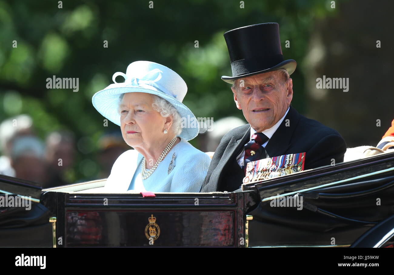 Trooping the Colour: The Queen's Birthday Parade at The Mall Featuring ...
