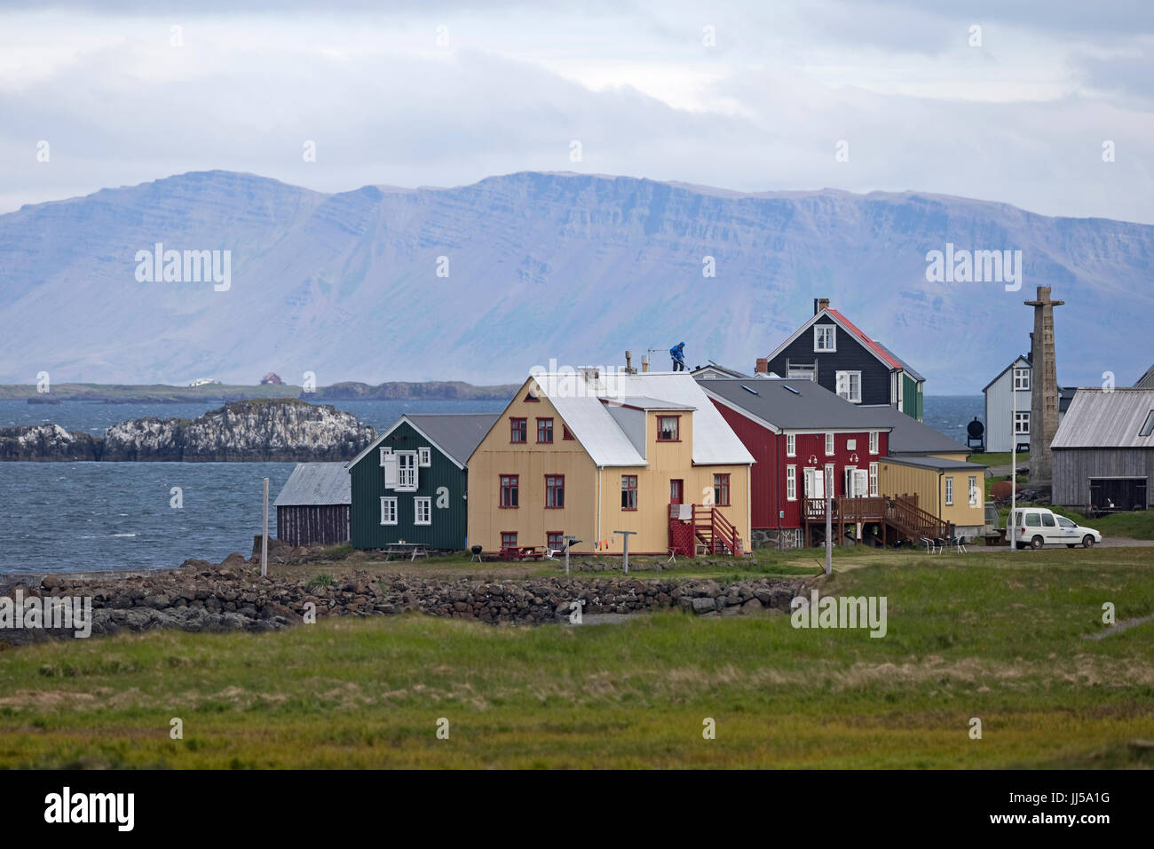 Flatey Island Iceland IS June 2017 Stock Photo - Alamy