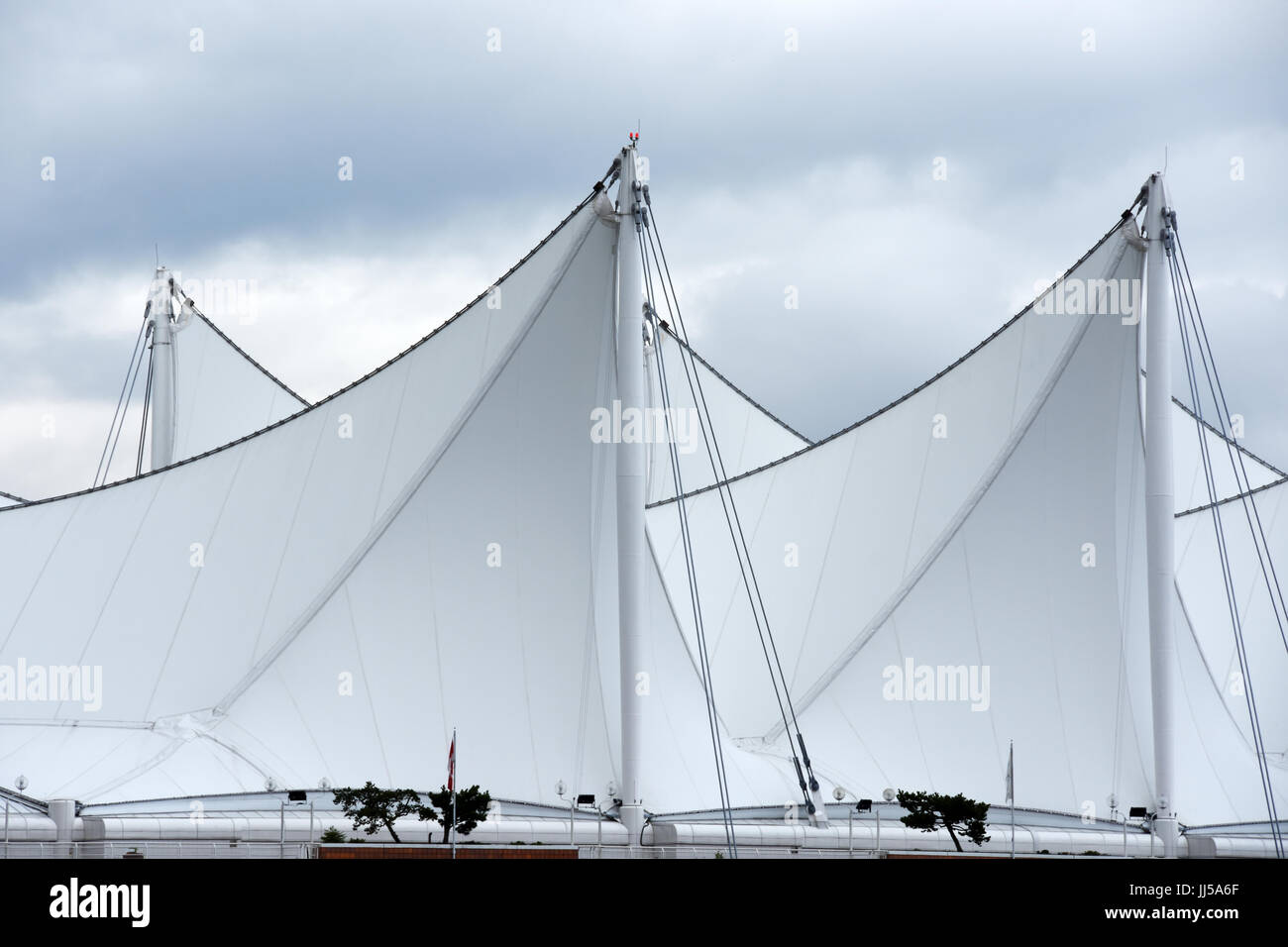 Canada place roof , Vancouver, Canada Stock Photo - Alamy