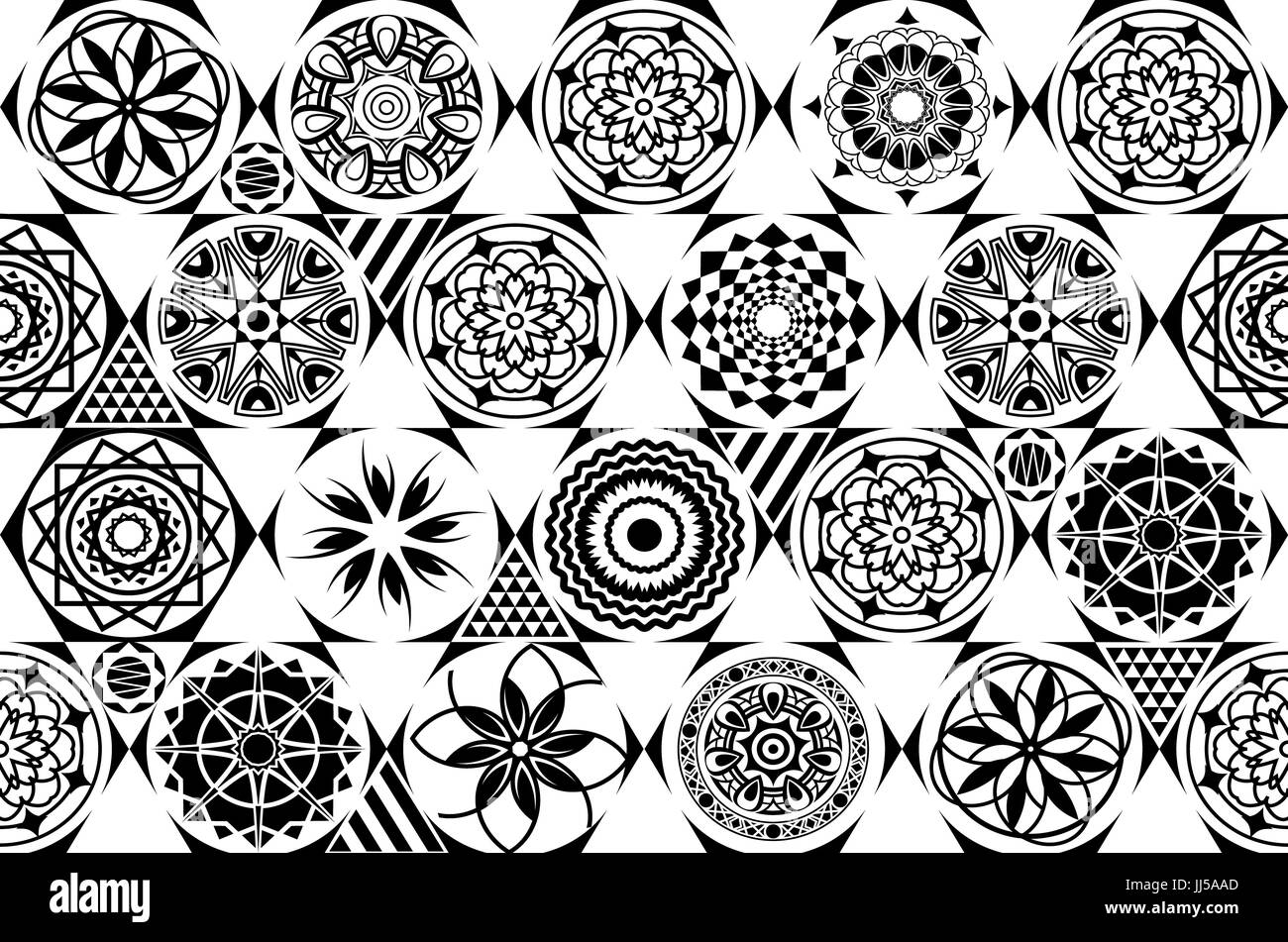 Universal different vector seamless patterns. tiling. Endless texture can be used for wallpaper ...