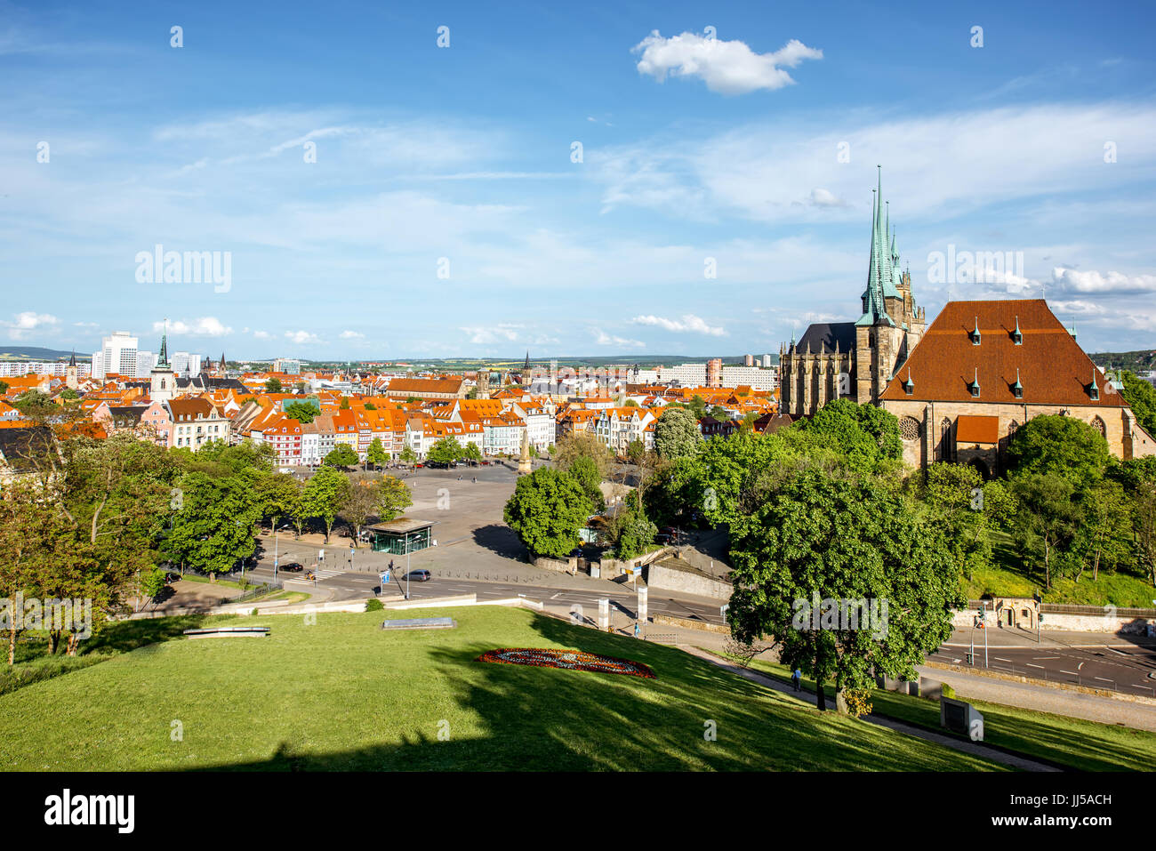 Erfurt skyline hi-res stock photography and images - Alamy
