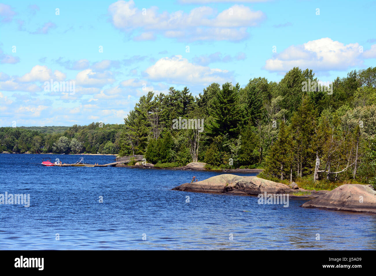 Lake in Ontario, Canada Stock Photo - Alamy