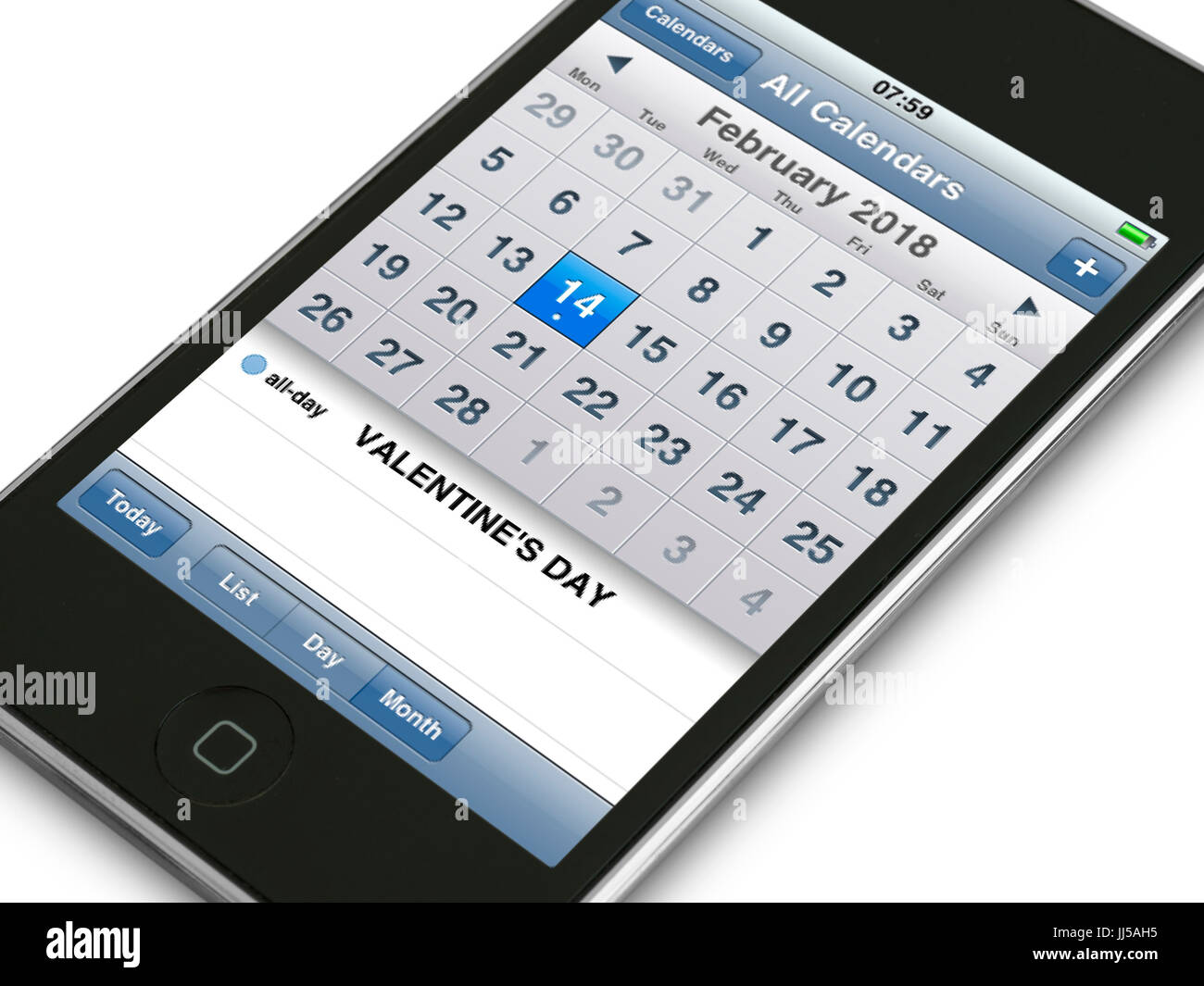 Notification calendar hi-res stock photography and images - Alamy