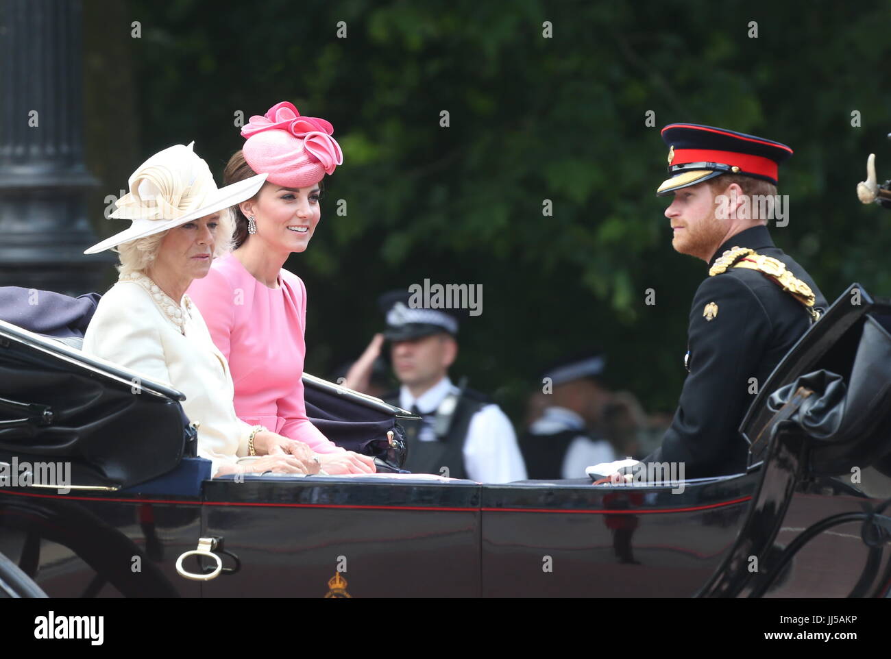 Trooping the Colour: The Queen's Birthday Parade at The Mall Featuring ...
