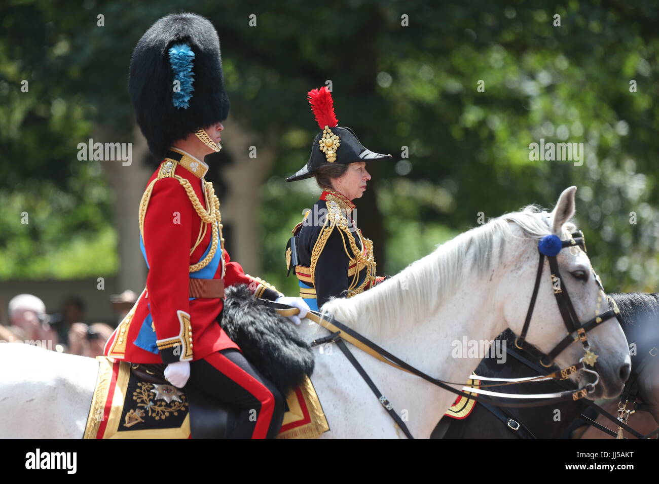 Trooping the Colour: The Queen's Birthday Parade at The Mall Featuring ...