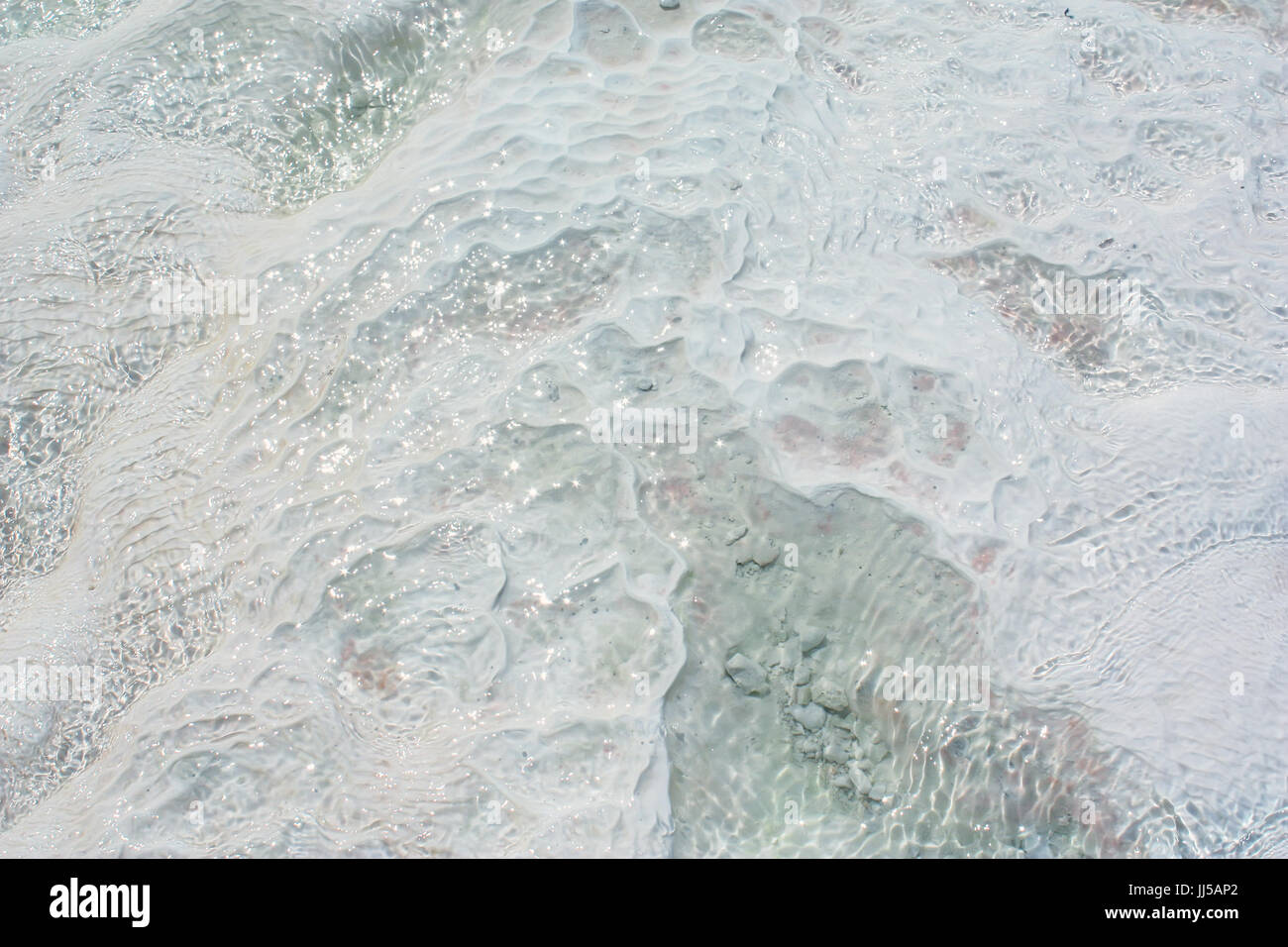 Water saturated with calcium and salts Stock Photo - Alamy