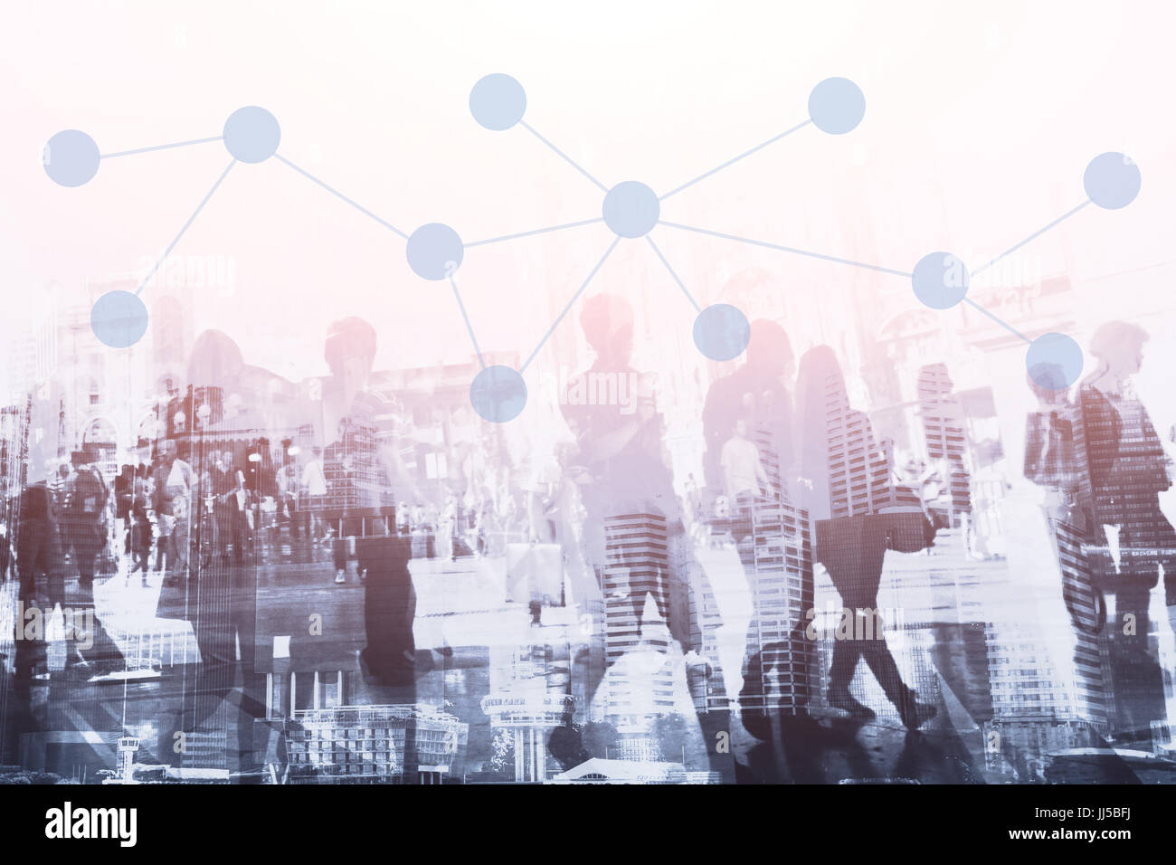 Connection data dots hi-res stock photography and images - Alamy