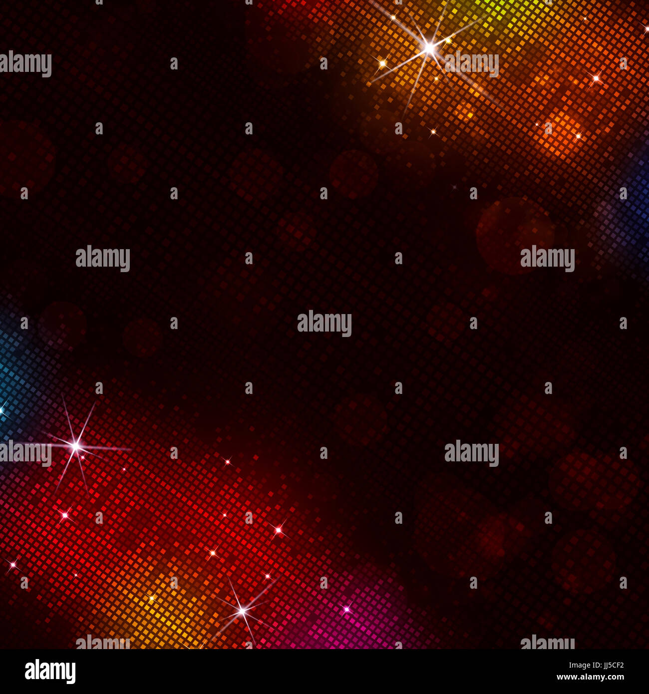 digital multicolor funky music disco lights background Stock Photo - Alamy