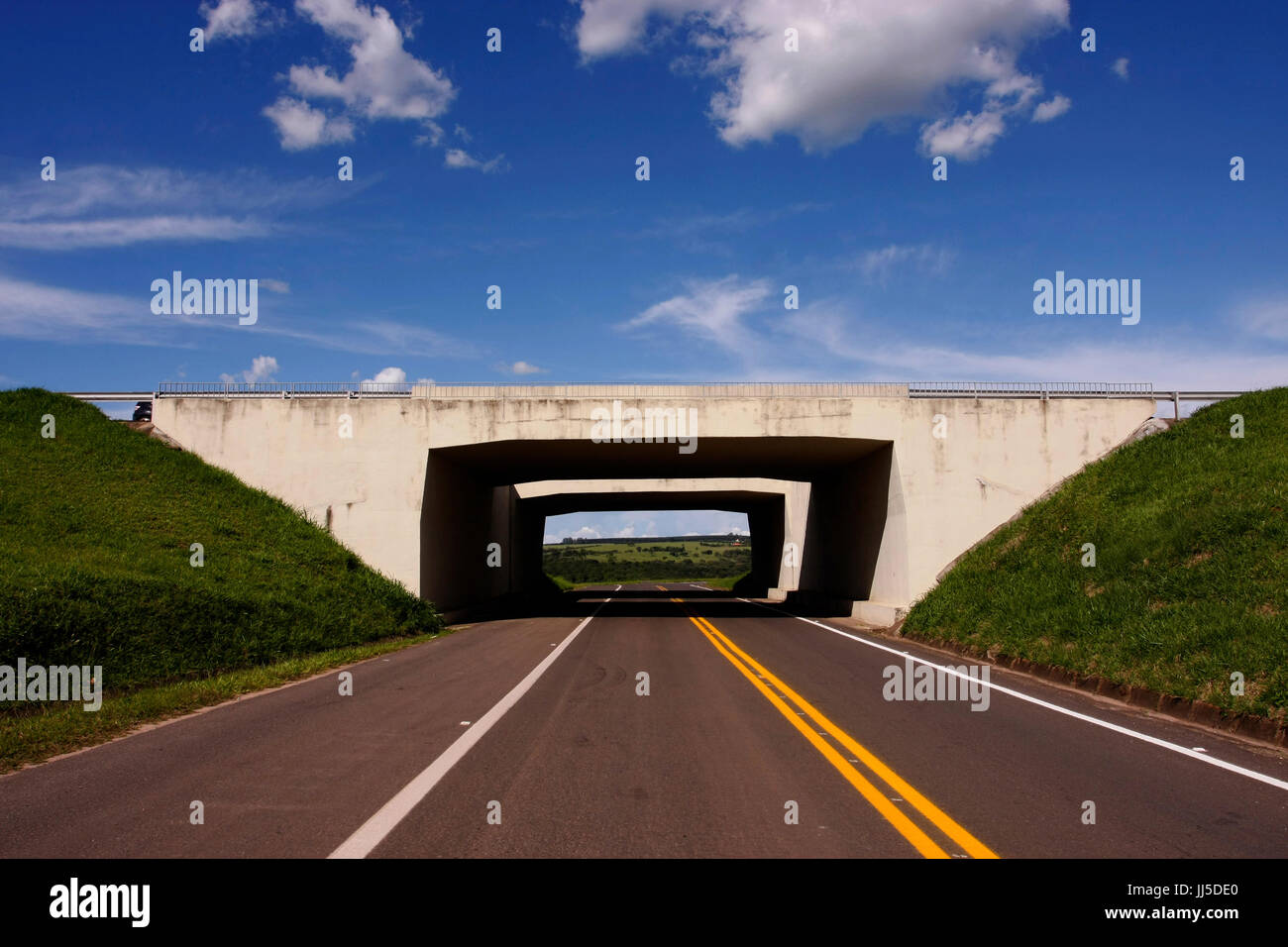 Road, tunnel, Brazil Stock Photo - Alamy