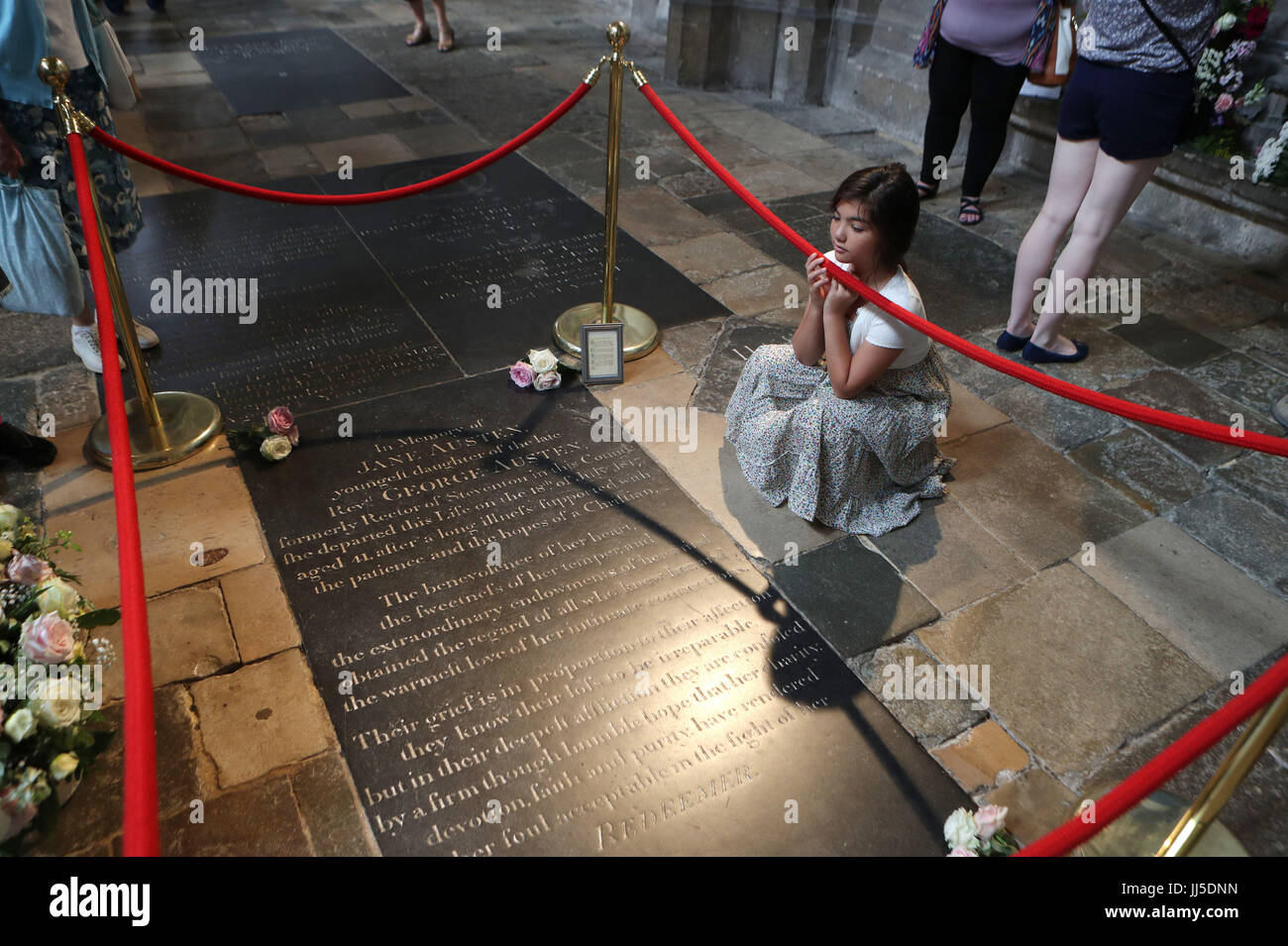 Jane austen grave winchester hi-res stock photography and images - Alamy