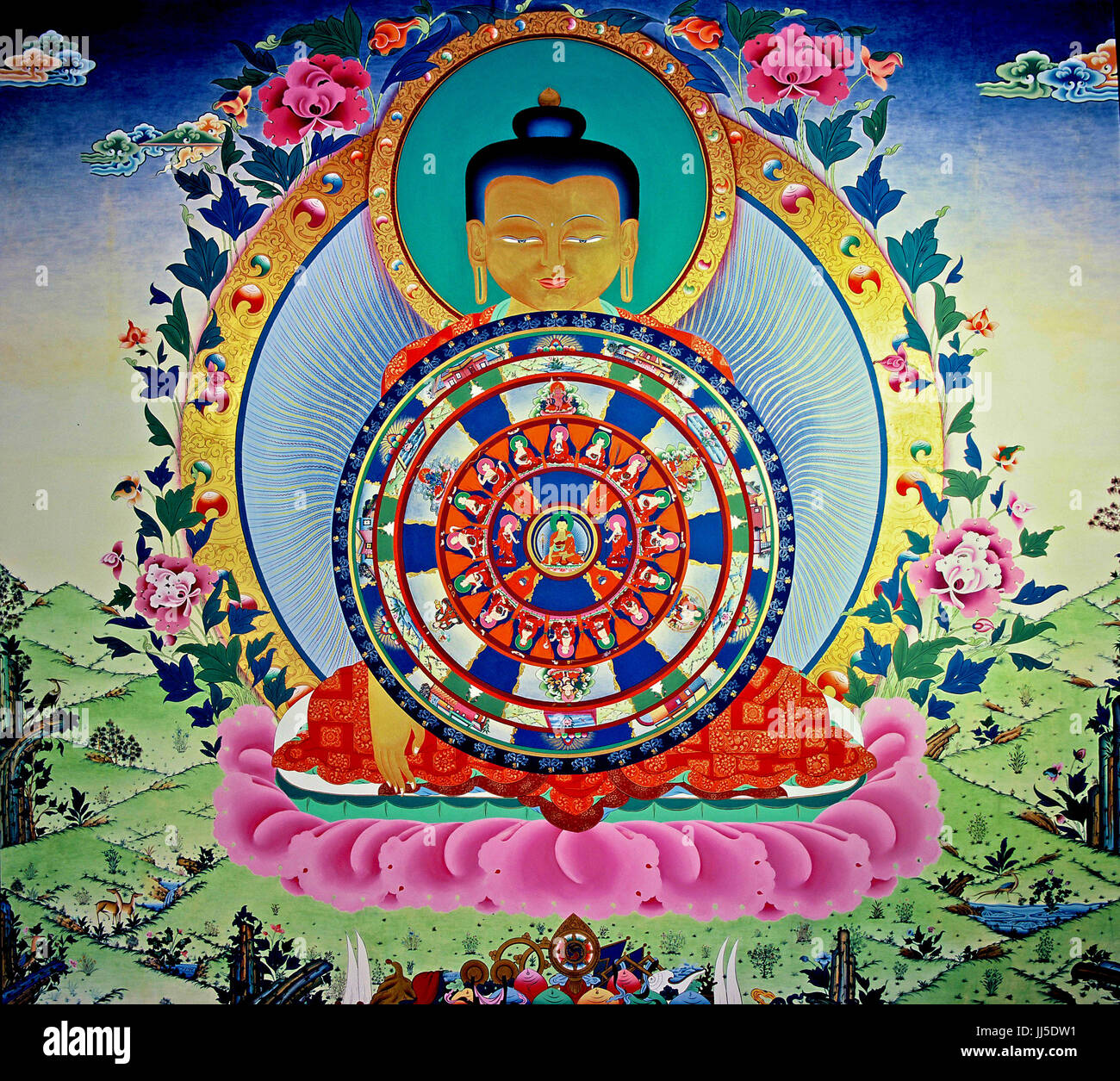Buddhism artwork hi-res stock photography and images - Alamy