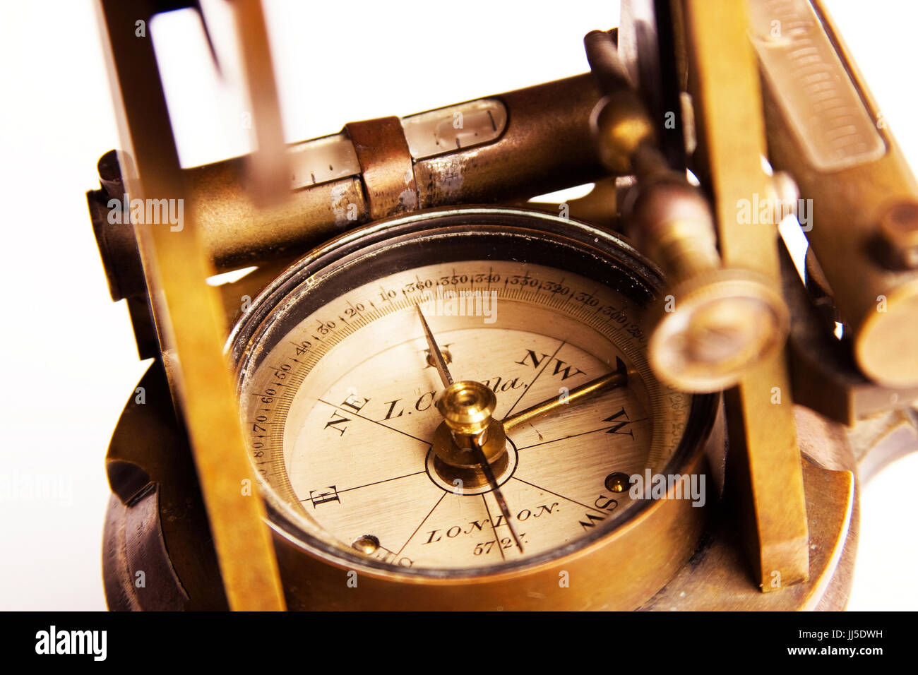 Compass, ancient, object, São Paulo, Brazil Stock Photo - Alamy